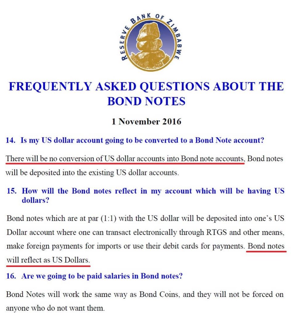 Twimbos Remember Bond Notes Debut Promises ⋆ Pindula News