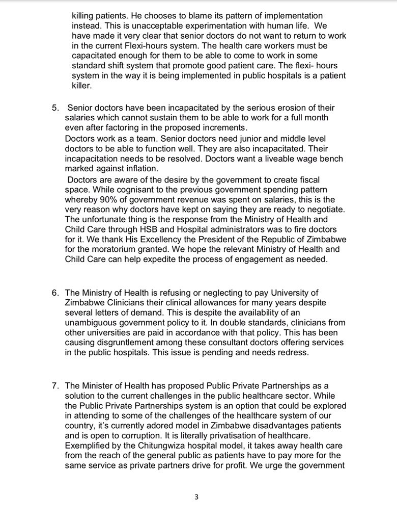 FULL TEXT: Doctors' 10 Issues Of Concern In The Running Of Public ...
