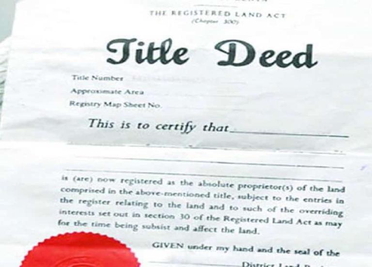New Title Deeds Regime in Zimbabwe: A Guide to Validation of Title Deed ...
