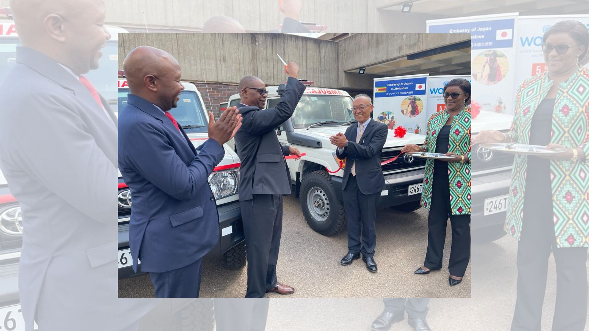 Japan Ambassador Donates 2 Ambulances To Zimbabwe's Health Ministry ⋆ ...