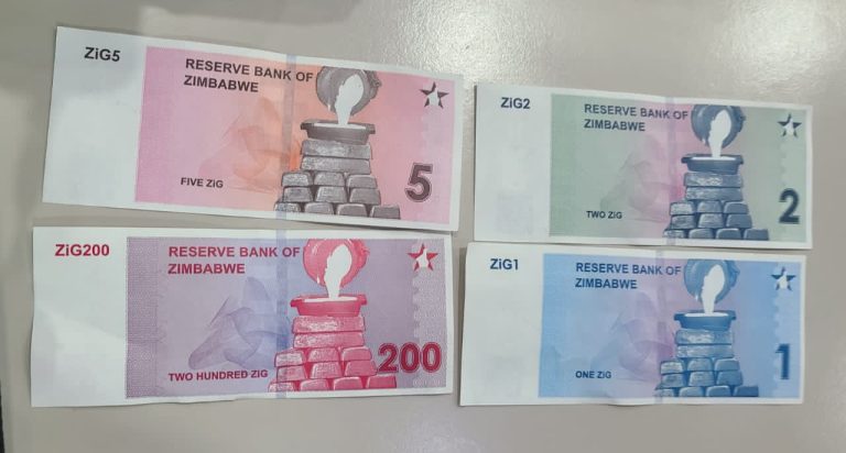 Production Of Redesigned ZiG Notes At An Advanced Stage - Mushayavanhu ...