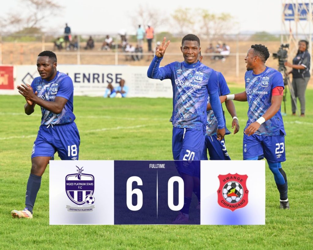 Takunda Benhura Scores 4 Goals As Ngezi Platinum Stars Crush Hwange 6-0 ...