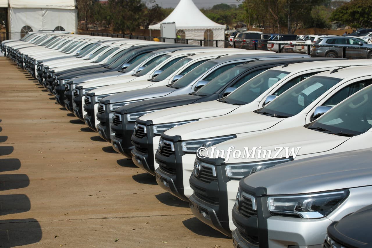 102 Brand-New Vehicles For Top Army Officials Gathering Dust At Harare ...