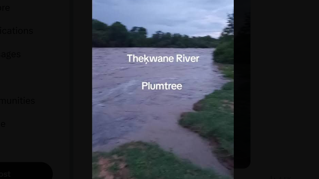 Five Family Members Stranded On Flooded Thekwane River In Plumtree ⋆ ...