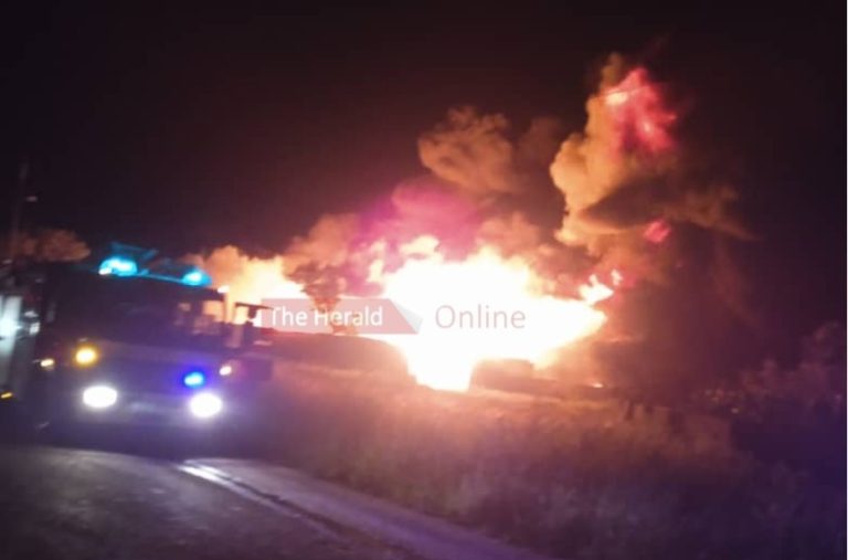 Fireball, Earth Tremor And Shattered Windows As Two Fuel Tankers Catch ...