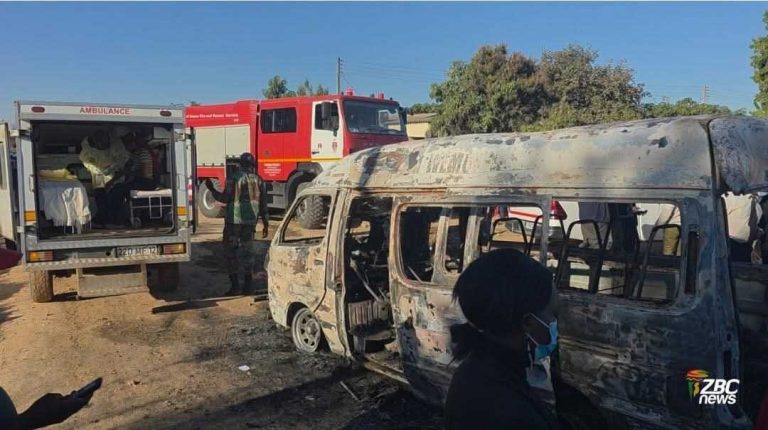 ZRP Investigates Fatal Kombi Fire In Gweru ⋆ Pindula News